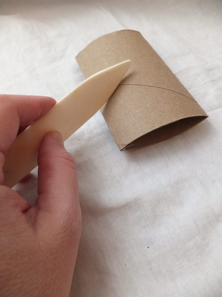 Paper Roll Pillow Boxes - Blue Purple and Scarlett